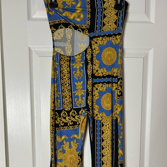 Pants & Jumpsuits | Versace Inspired One Piece | Poshmark